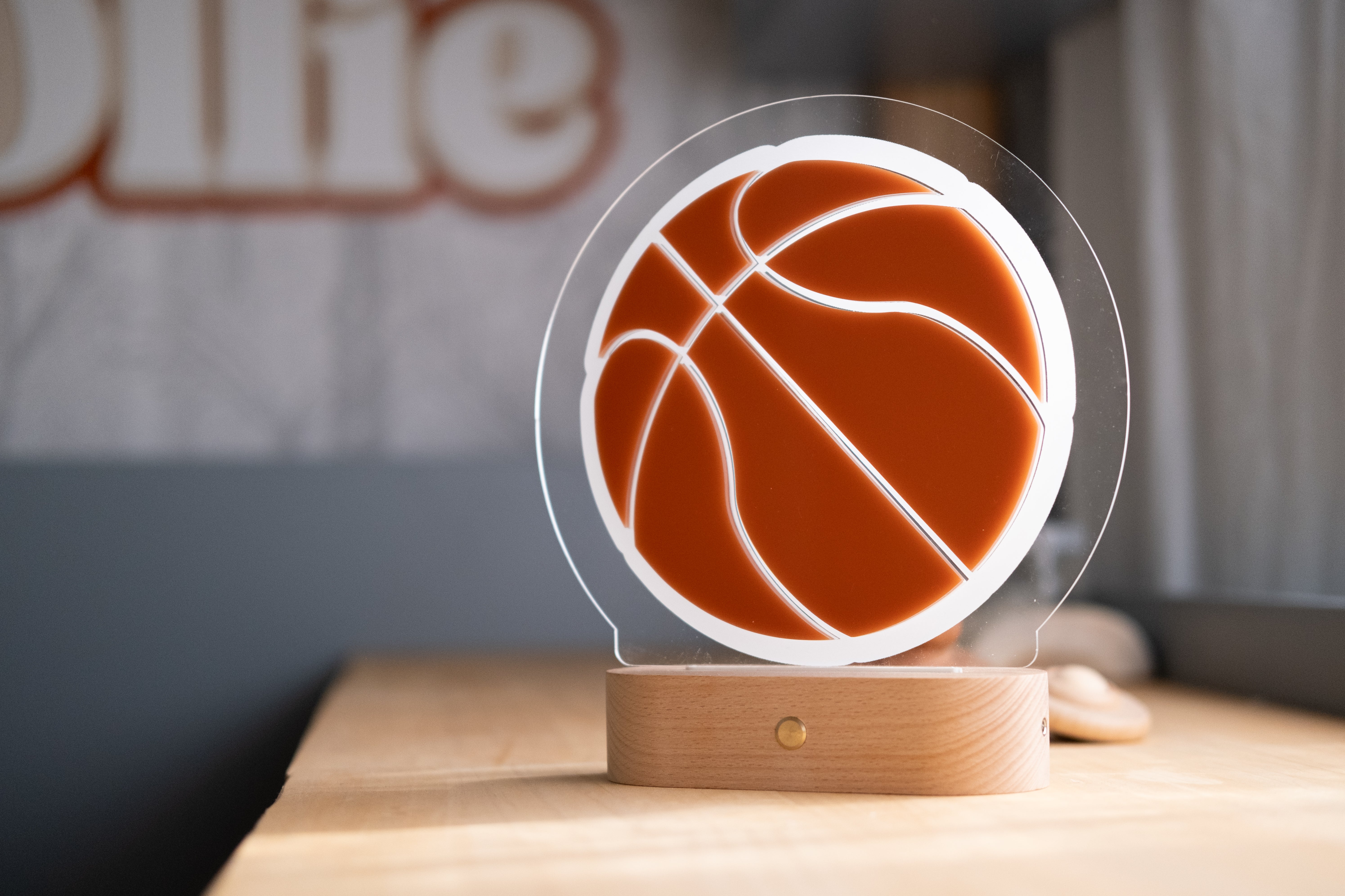 Colour Pop Basketball Night Light| LA Neon – Little Abodes Interiors