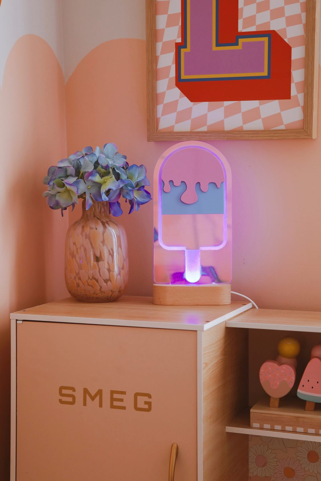 Ice Cream Night Light | LA Neon – Little Abodes Interiors