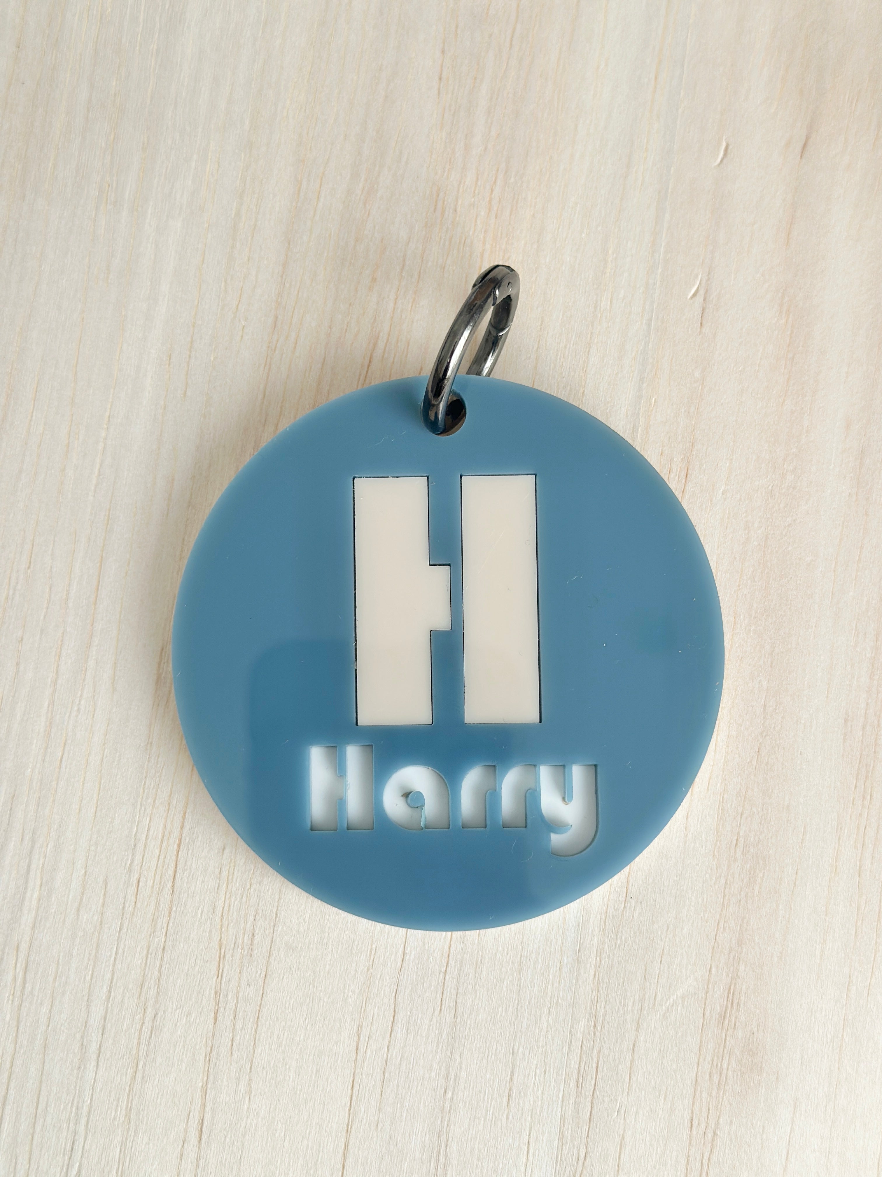 Round Inital Bag Tag | L.A Neon – Little Abodes Interiors